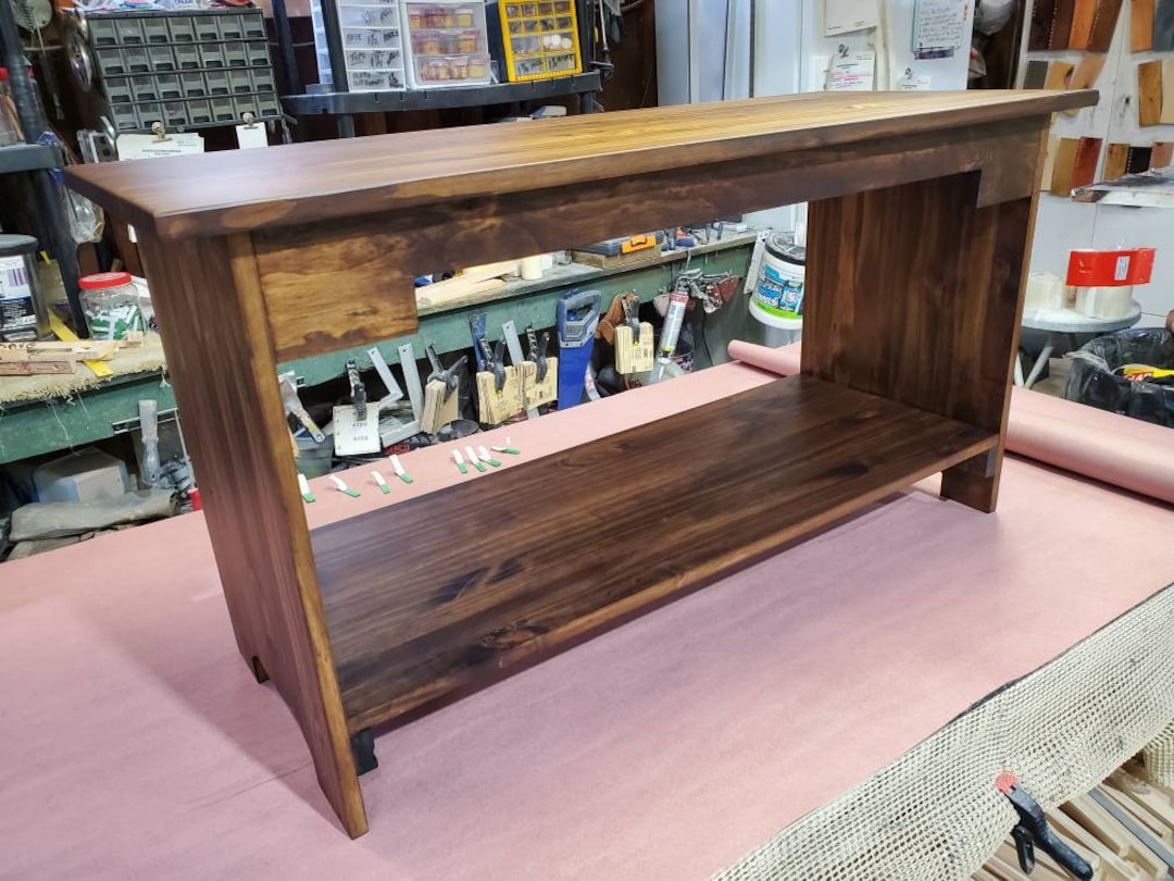 40 Inch Entryway Bench! Handmade and Featuring 1 Shoe/boot Shelf. Your ...