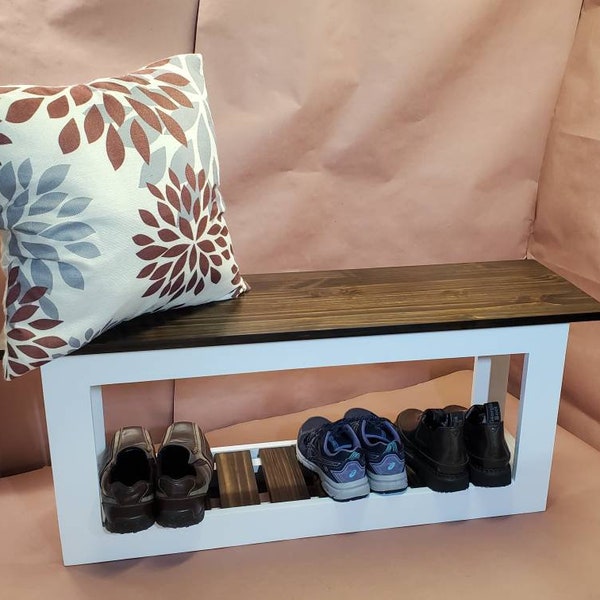 Corner Storage Bench - Etsy