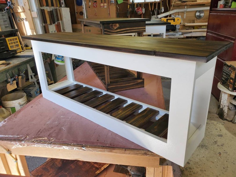 36 Inch Entryway Bench Handmade and Featuring 1 Shoe Shelf. - Etsy