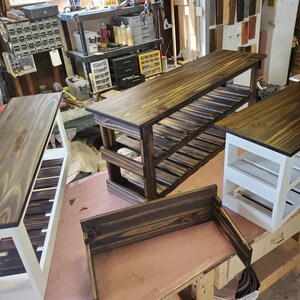 36 Inch Entryway Bench! Handmade and Featuring 1 Shoe Shelf. Your ...