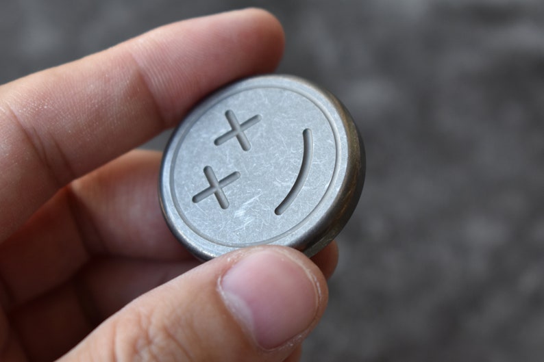 Titanium Decision Coin - Etsy