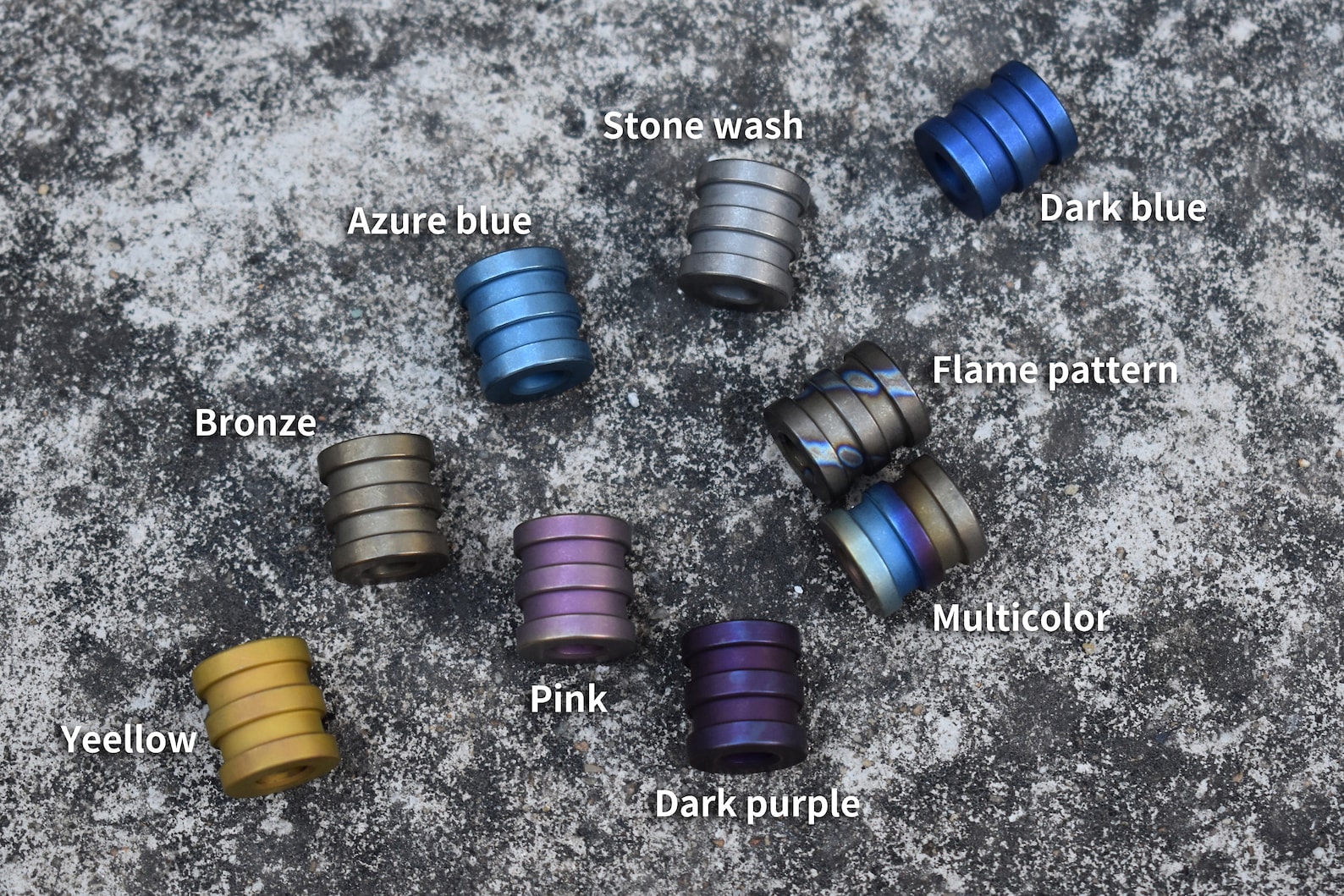 Titanium EDC Bead for / With Lanyard - Etsy