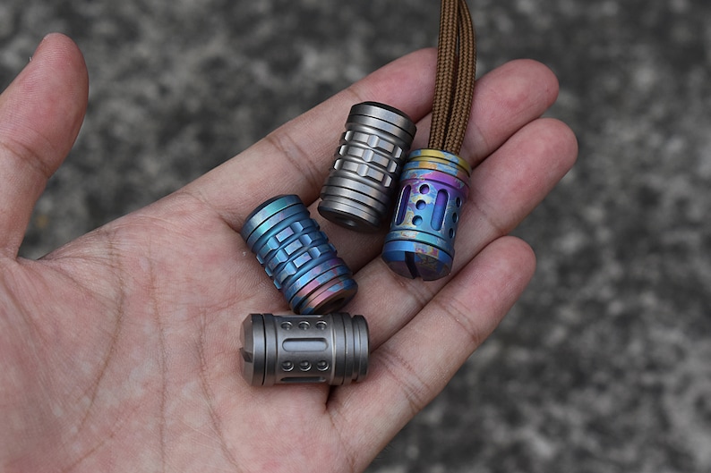 Titanium EDC Bead for / With Lanyard/removable - Etsy
