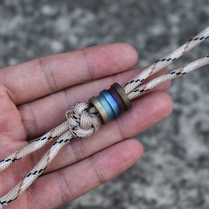 Titanium EDC Bead for / With Lanyard - Etsy