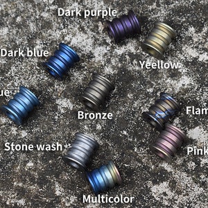 Titanium EDC Bead for / With Lanyard - Etsy