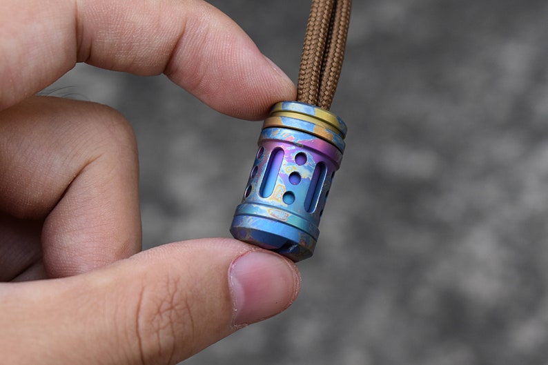 Titanium EDC Bead for / With Lanyard/removable - Etsy