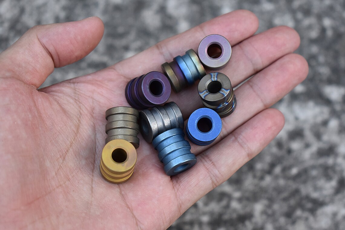 Titanium EDC Bead for / With Lanyard - Etsy
