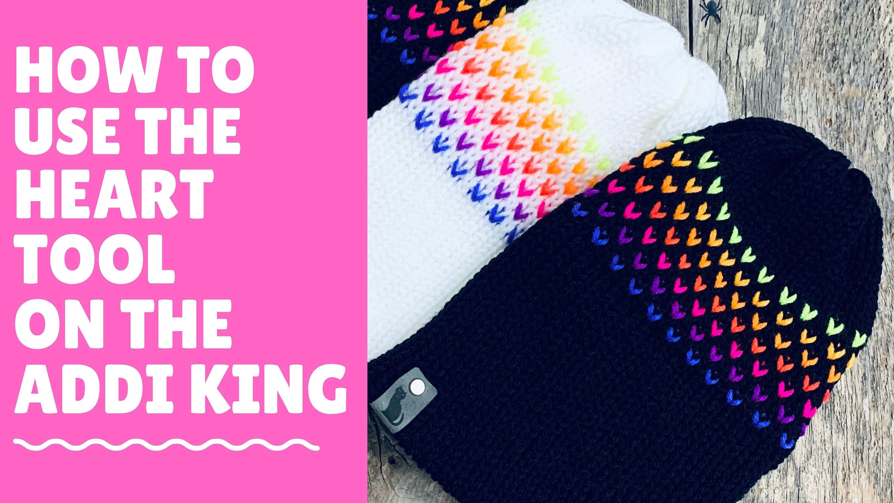 HEART Tool for Knitting Machine Addi King and Sentro Beanies With Heart ...