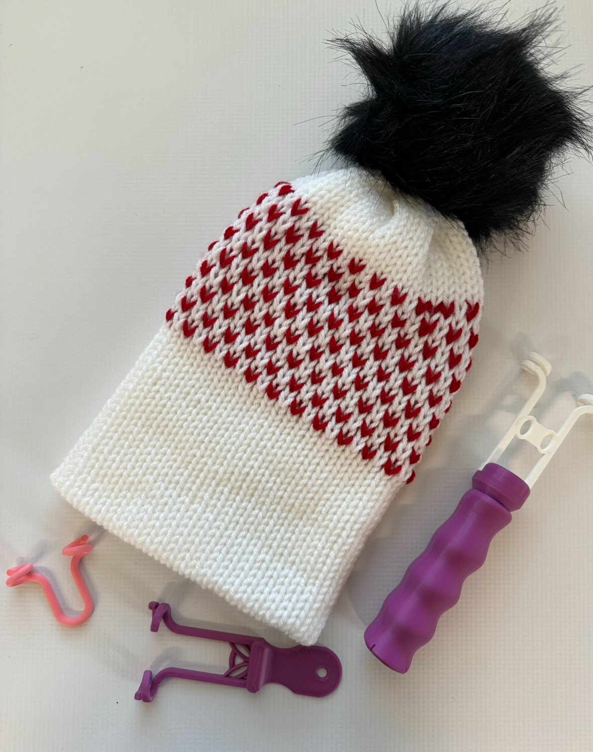 HEART Tool for Knitting Machine Addi King and Sentro Beanies With Heart ...