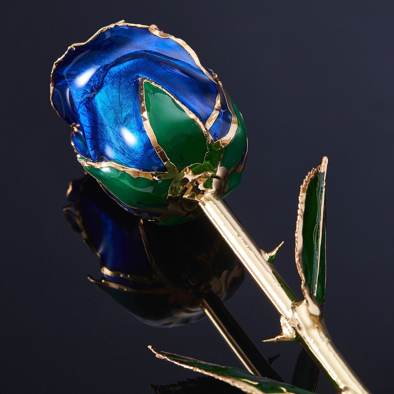 24k Gold Real Rose - Closed Bud - Eternal Rose - Pearl Collection ...