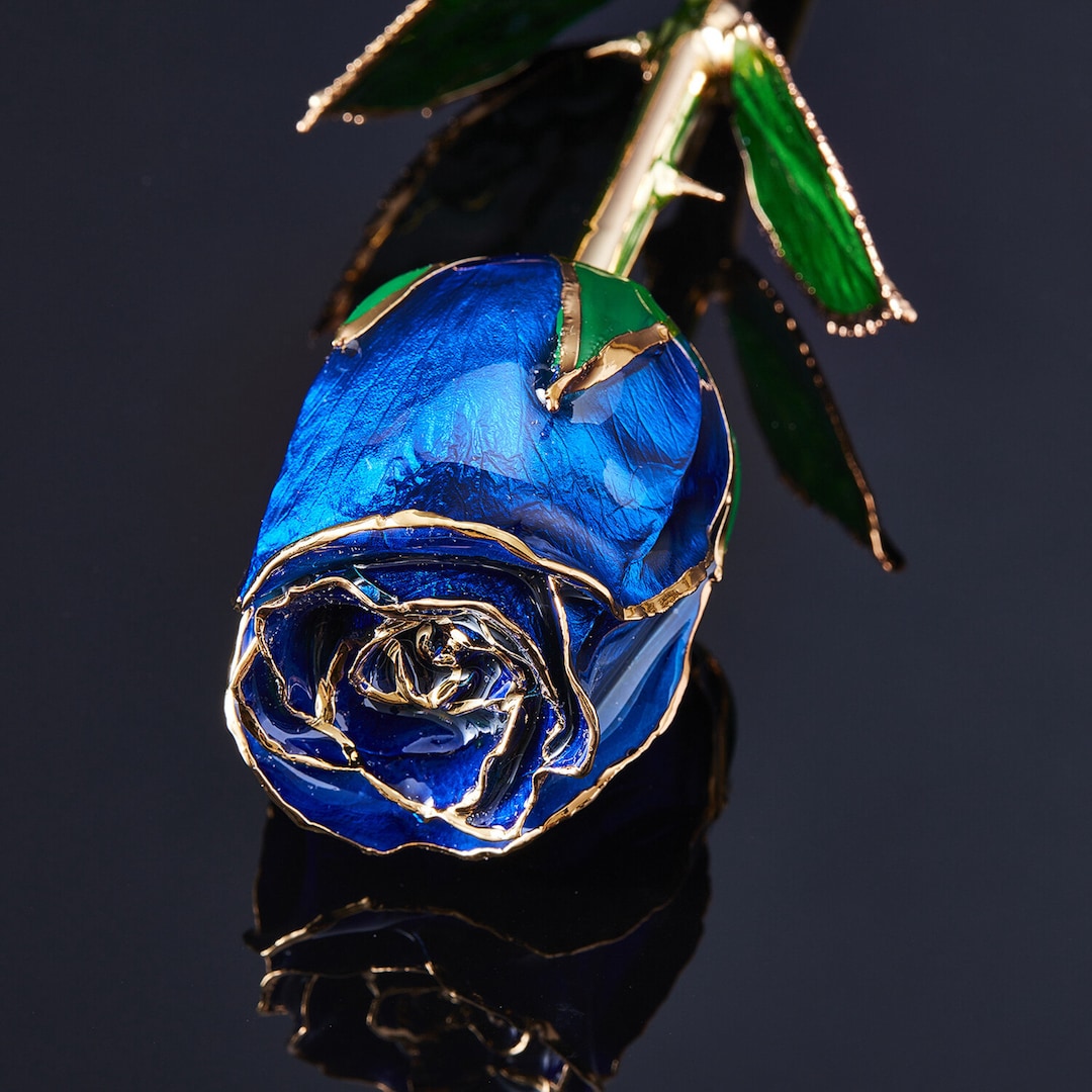 24k Gold Real Rose - Closed Bud - Eternal Rose - Pearl Collection ...