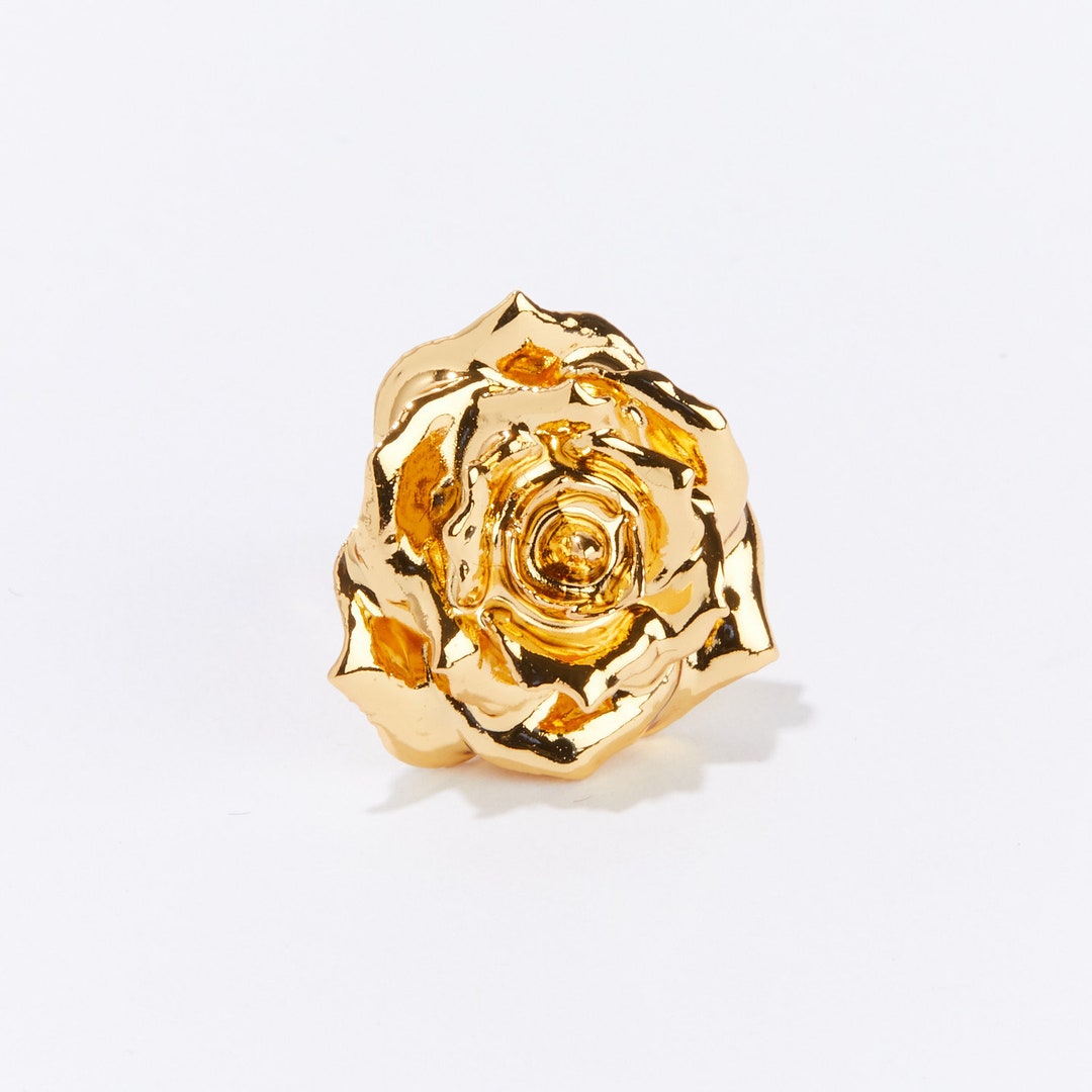 24k Gold Dipped Rose Lapel Pin - Wedding Bliss Keepsake - Etsy