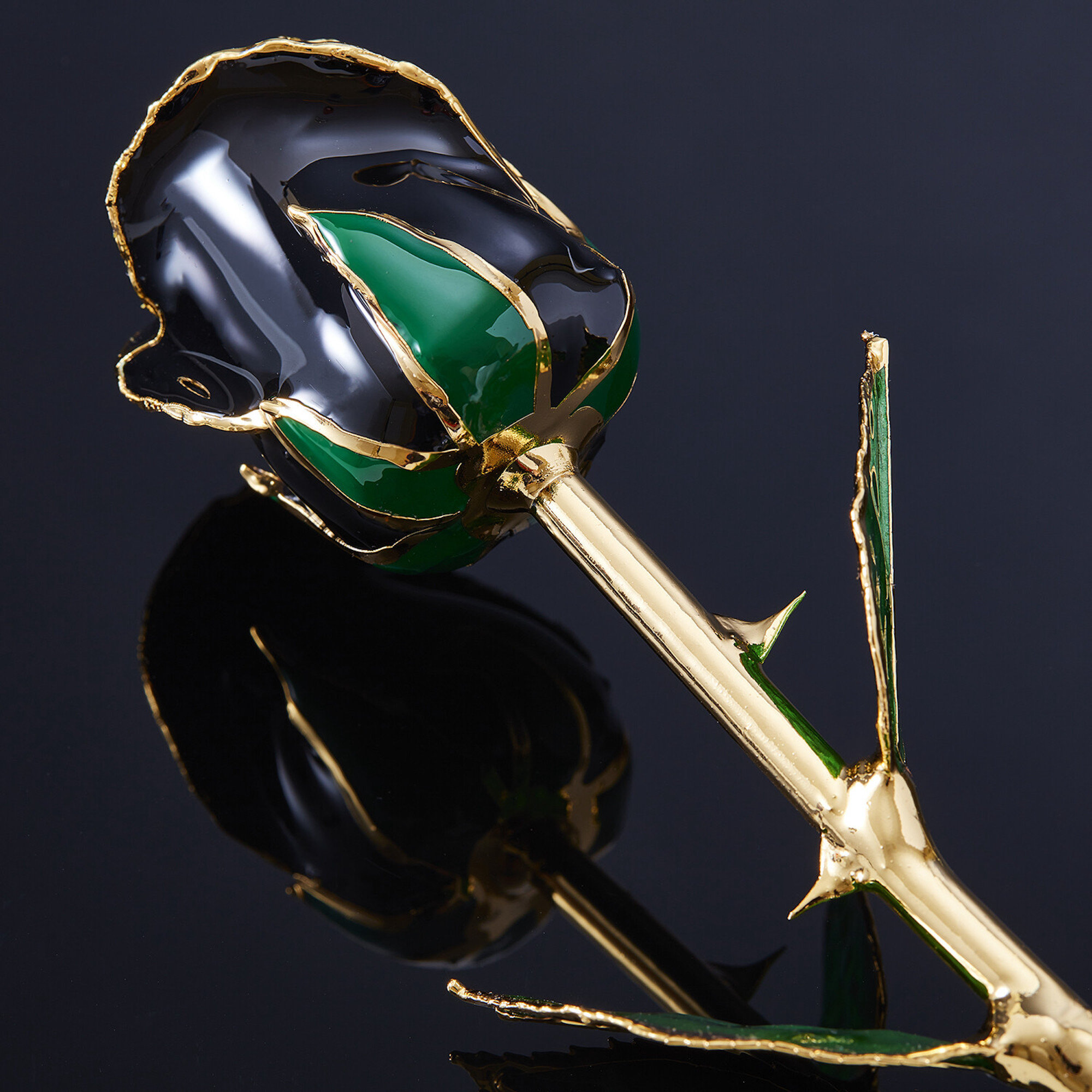 24k Gold Real Rose - Closed Bud - Eternal Rose - Pearl Collection ...