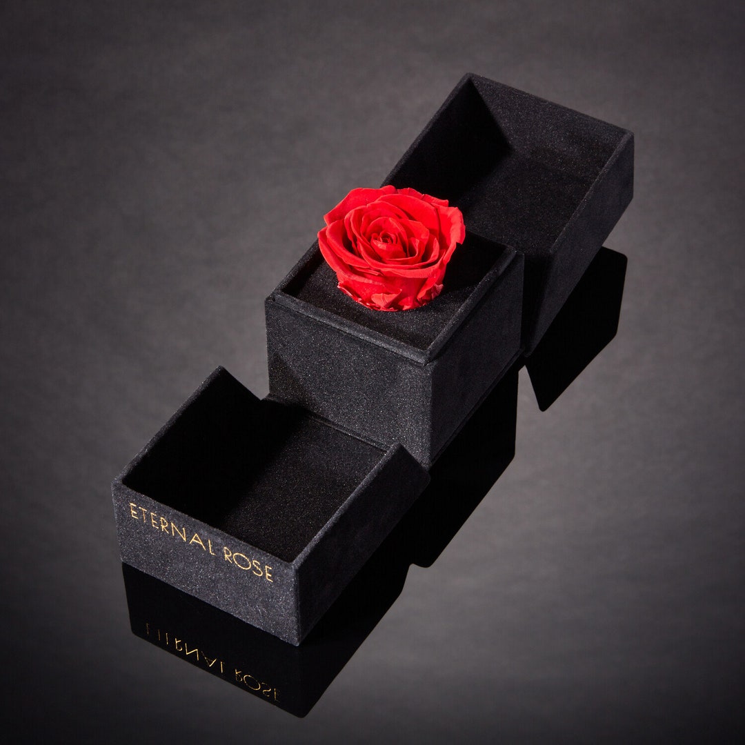 1pc Preserved Rose Box - Eternal Rose - Mothers Day - Single Floret ...