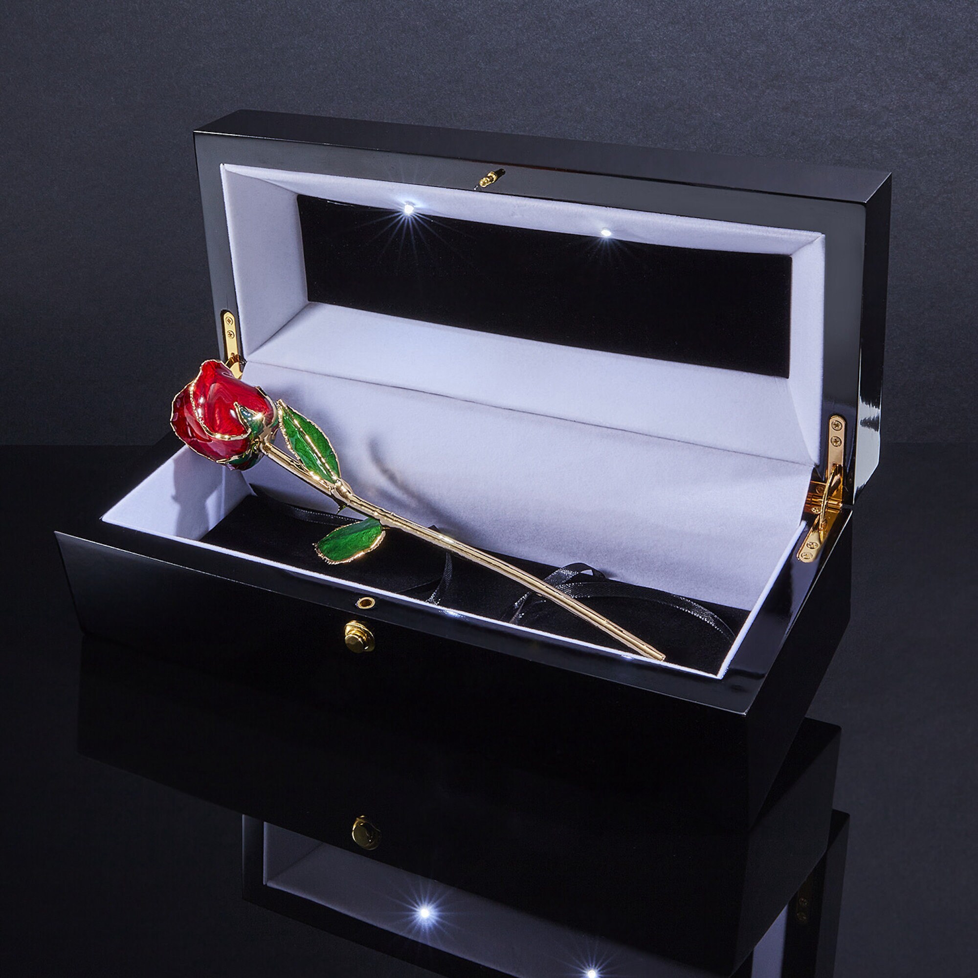 24k Gold Real Rose Closed Bud Eternal Rose Pearl | Etsy