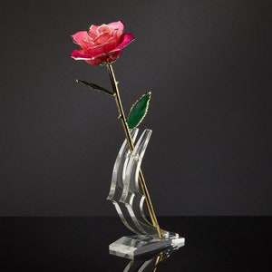 Eternal Rose - Dazzling Birthday Surprise - Real Rose Dipped in 24k ...