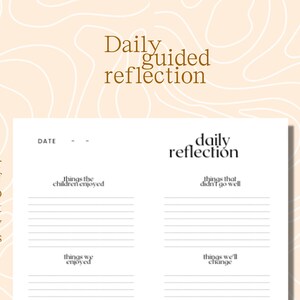 Daily Guided Reflection Printable for Educators and Teams of Teachers ...