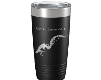 Geist Reservoir Map - Etsy