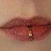Fake Lip Ring double Lip Ring Gold Silver Rose Gold. - Etsy