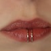 Double Lip Ring Fake Lip Ring gold Silver Rose Gold. | Etsy
