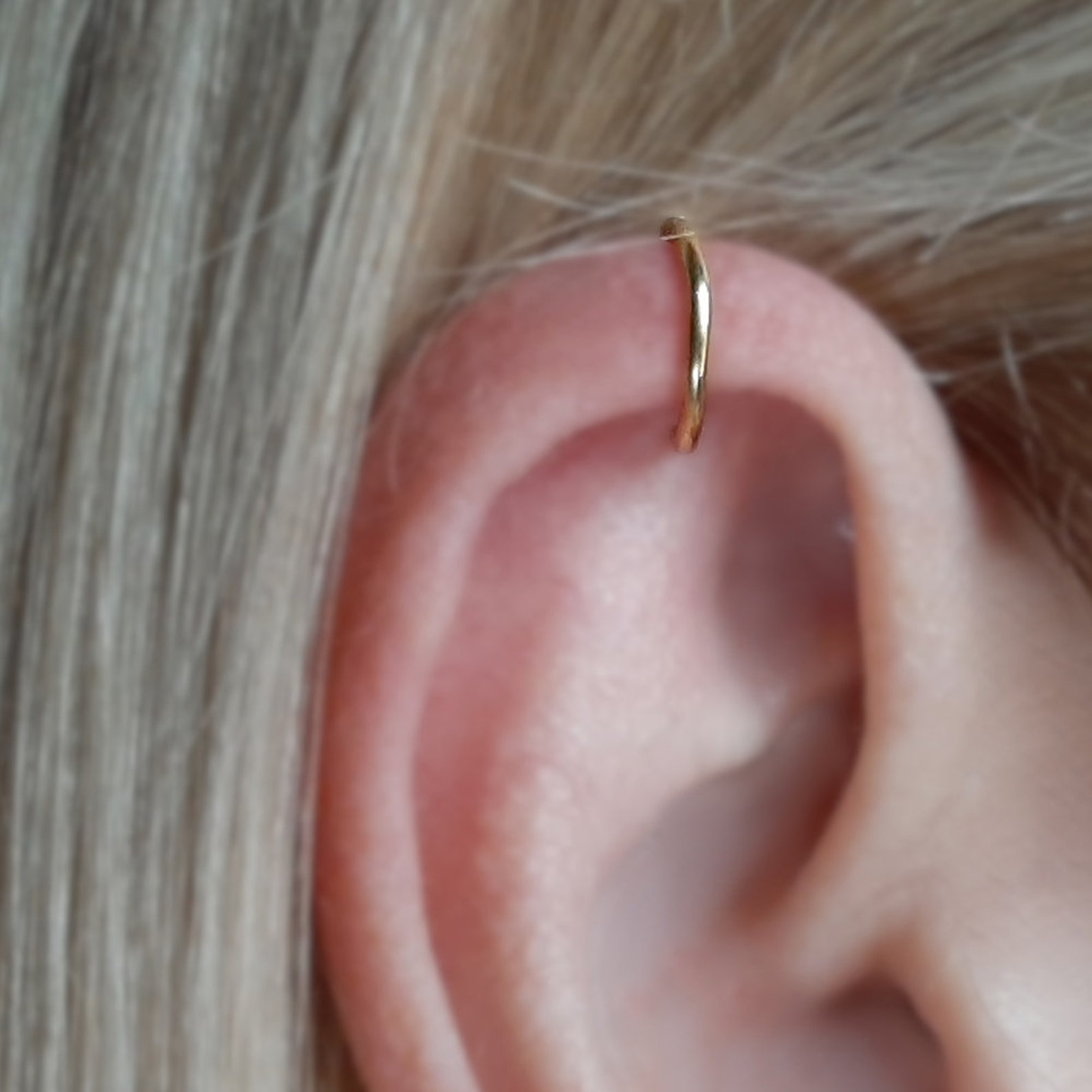 Fake Helix Earring Helix Hoop. - Etsy