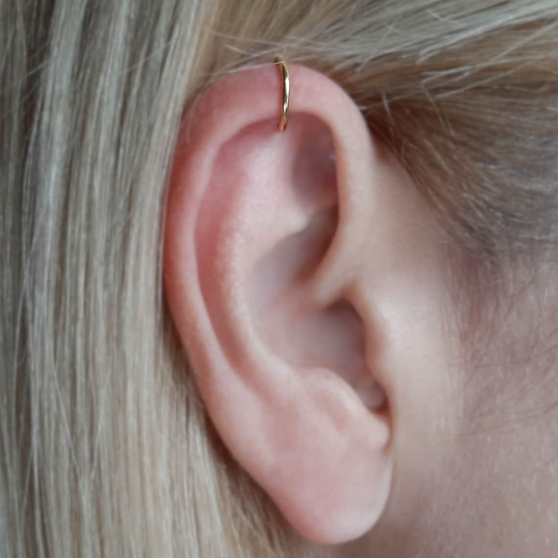 Fake Helix Earring Helix Hoop. - Etsy