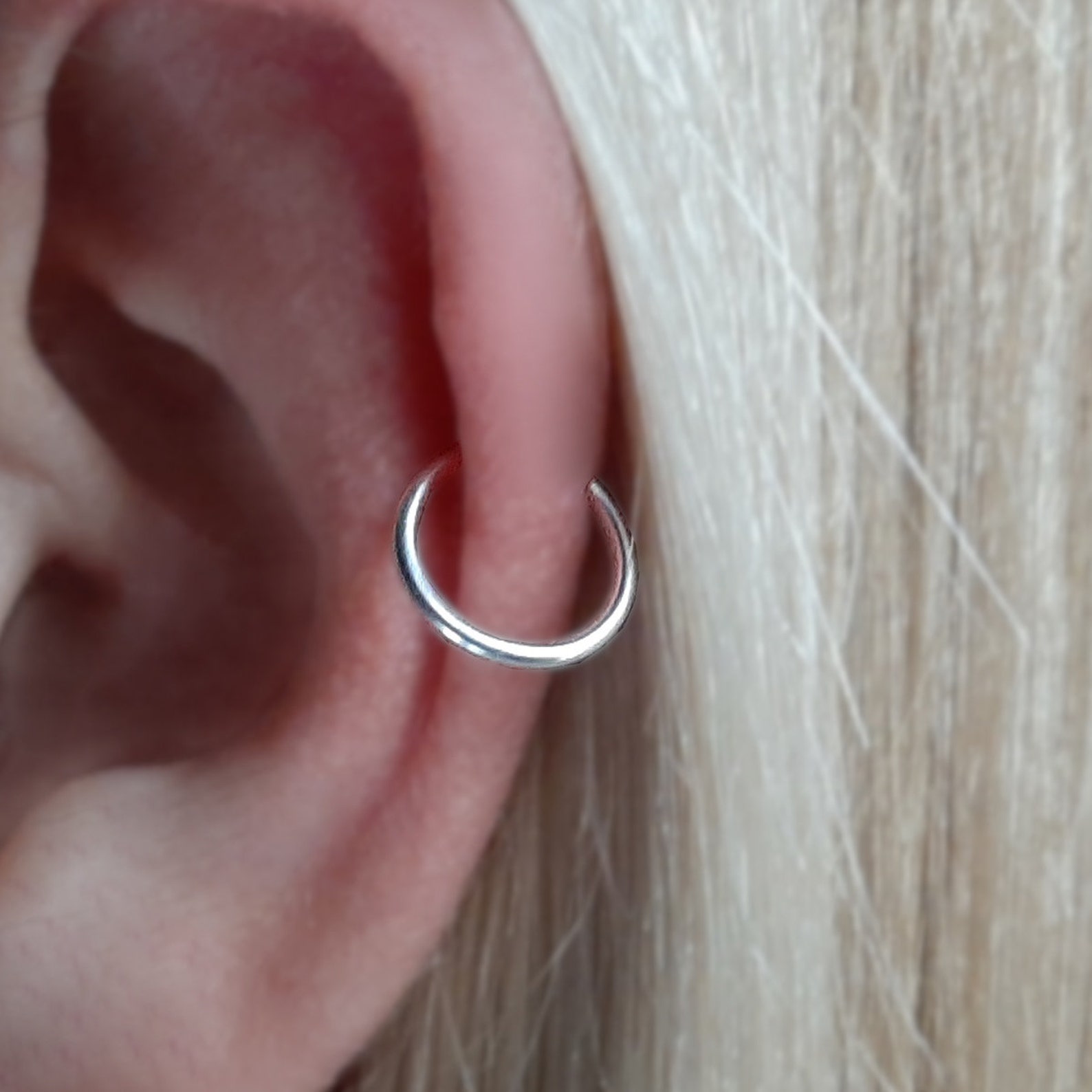 Fake Helix Earring Helix Hoop. - Etsy