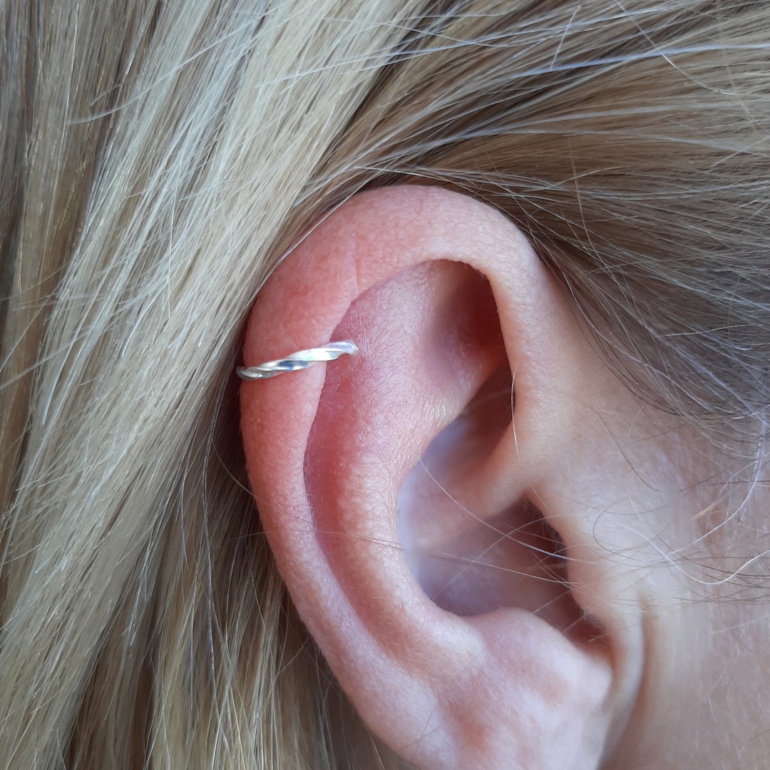 Sterling Silver Helix Earring. - Etsy UK