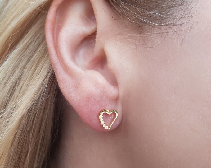 Fake Heart Helix Ring-fake Piercing-gold Silver Rose Gold. - Etsy