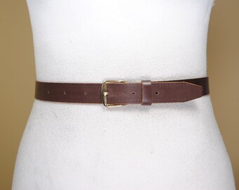 Chocolate Brown Belt | Etsy