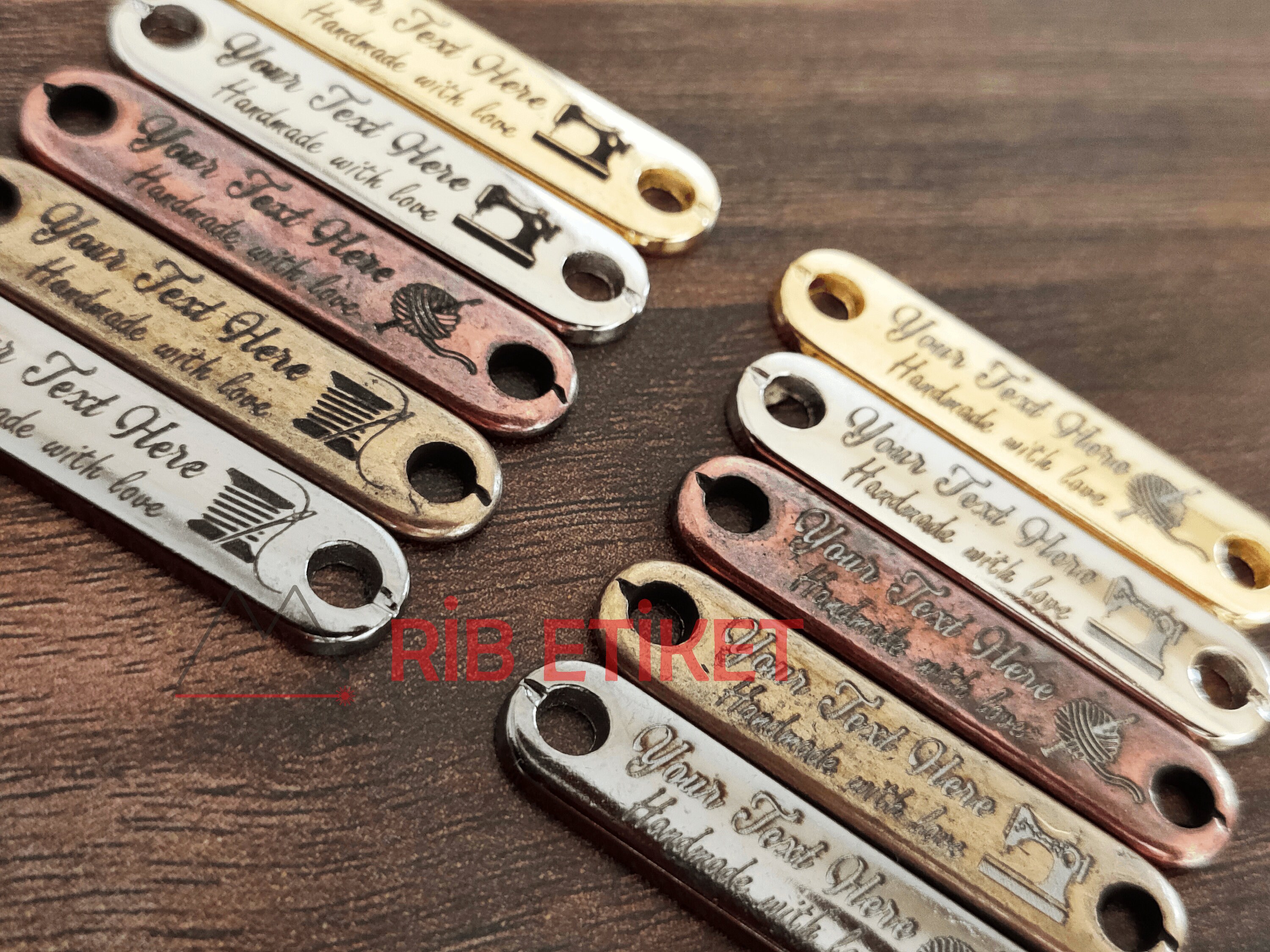 Custom Metal Label Round Edge 34x8mm 1.34x0.275 - Etsy