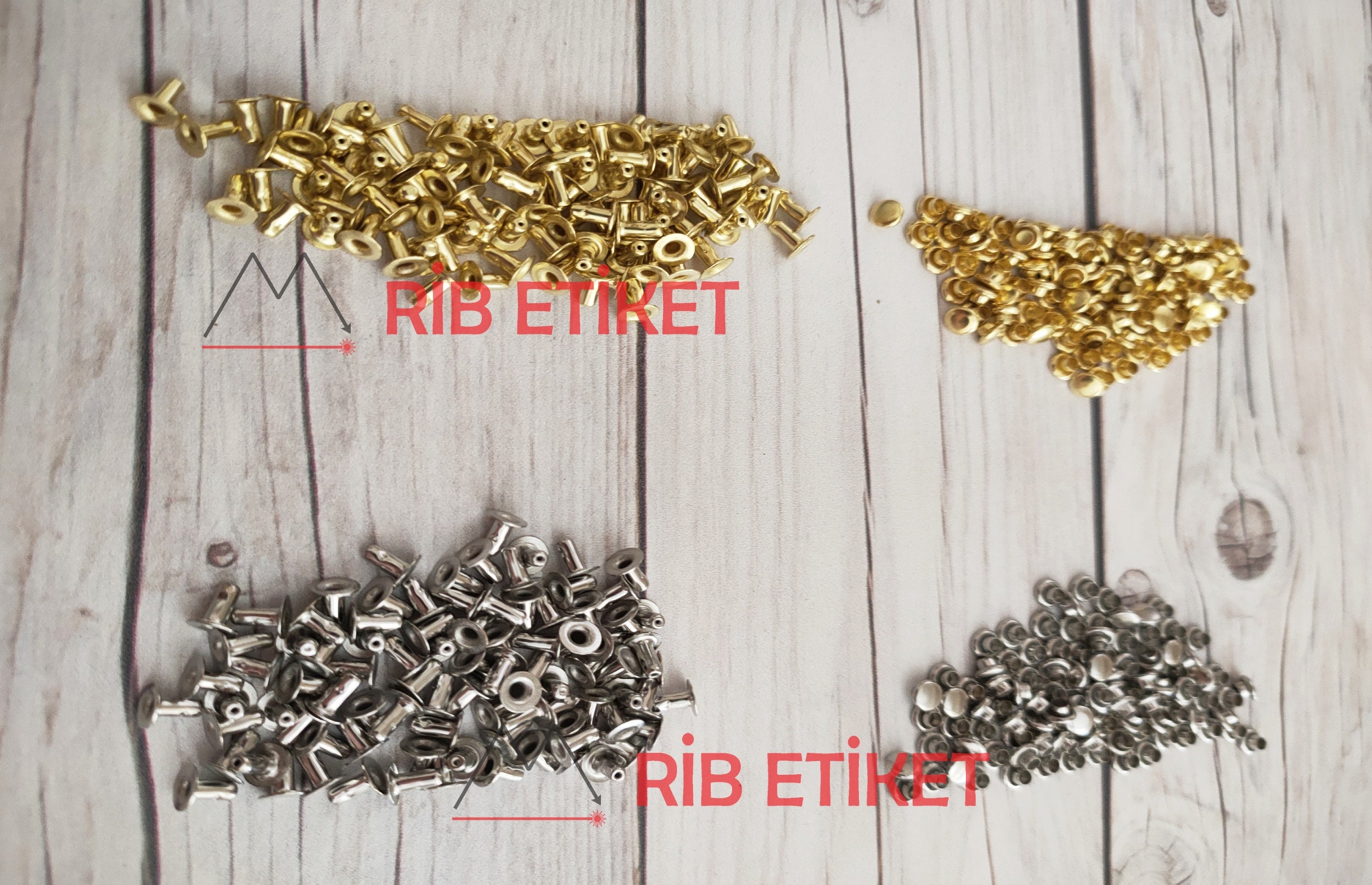Rivets for 3mm Diameter Hole to Attach Fabric Leather or - Etsy