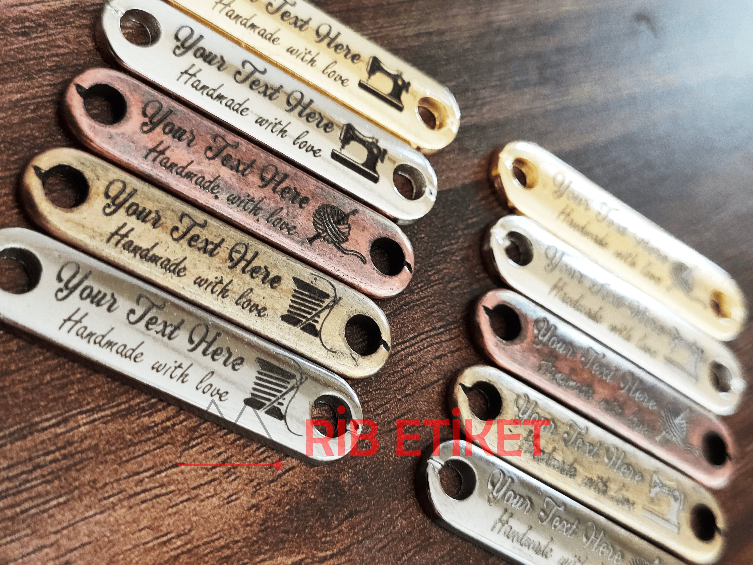 Custom Metal Label Round Edge 34x8mm 1.34x0.275 - Etsy