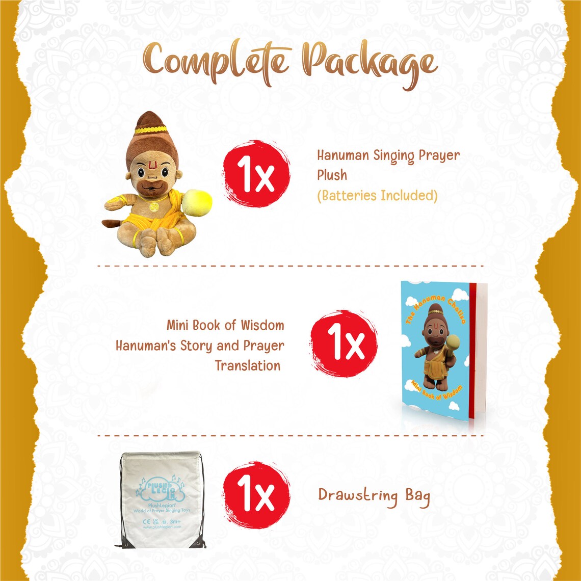 Hanuman Singing and Light up Gadha Hanuman - Full Hanuman Chalisa ...