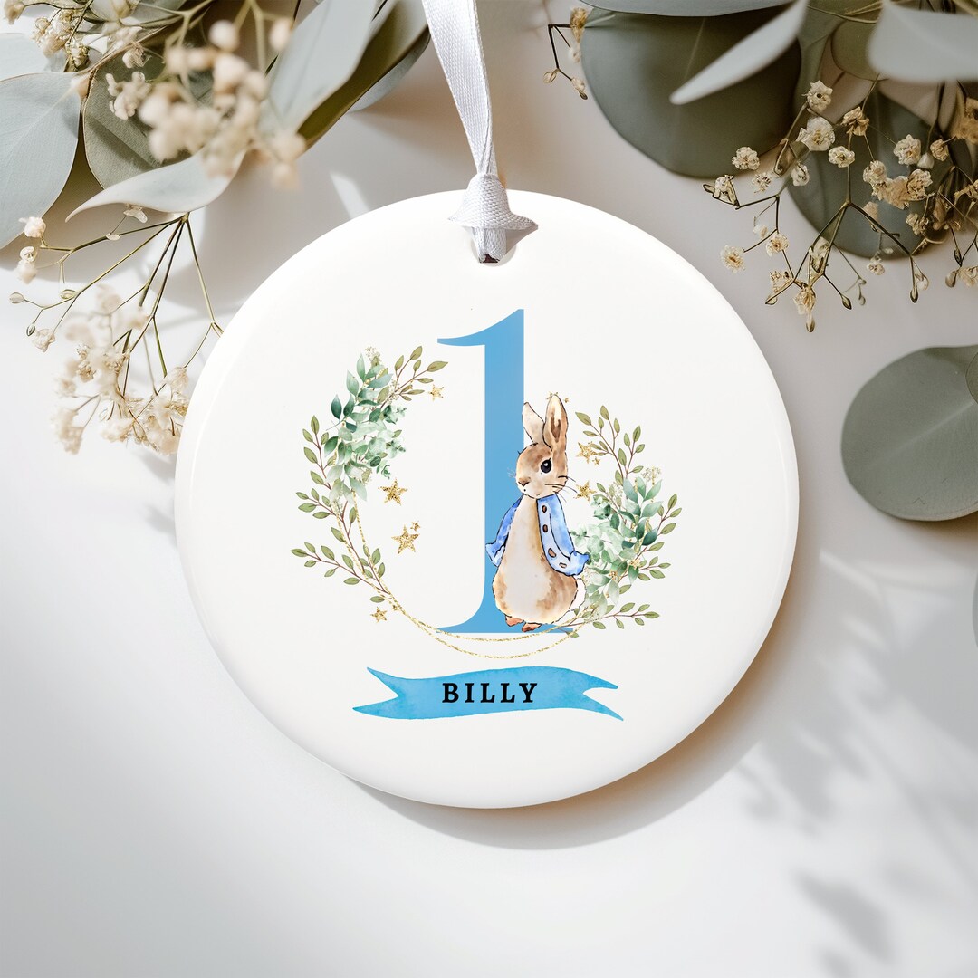 First Birthday Decoration, First Birthday Keepsake, Baby's First ...