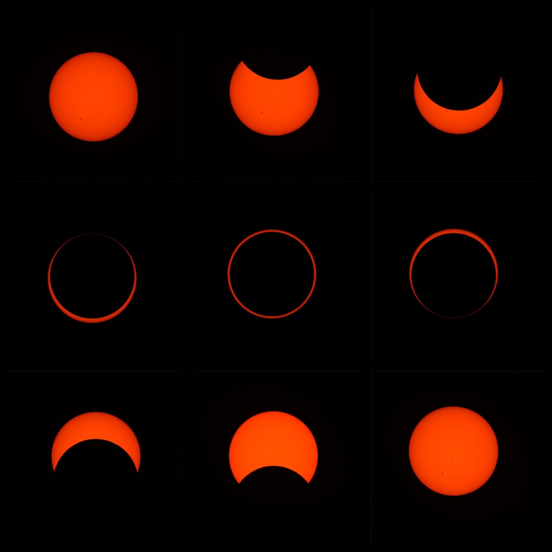 Annular Solar Eclipse Ring of Fire 2023 Digital Image Pack - Etsy