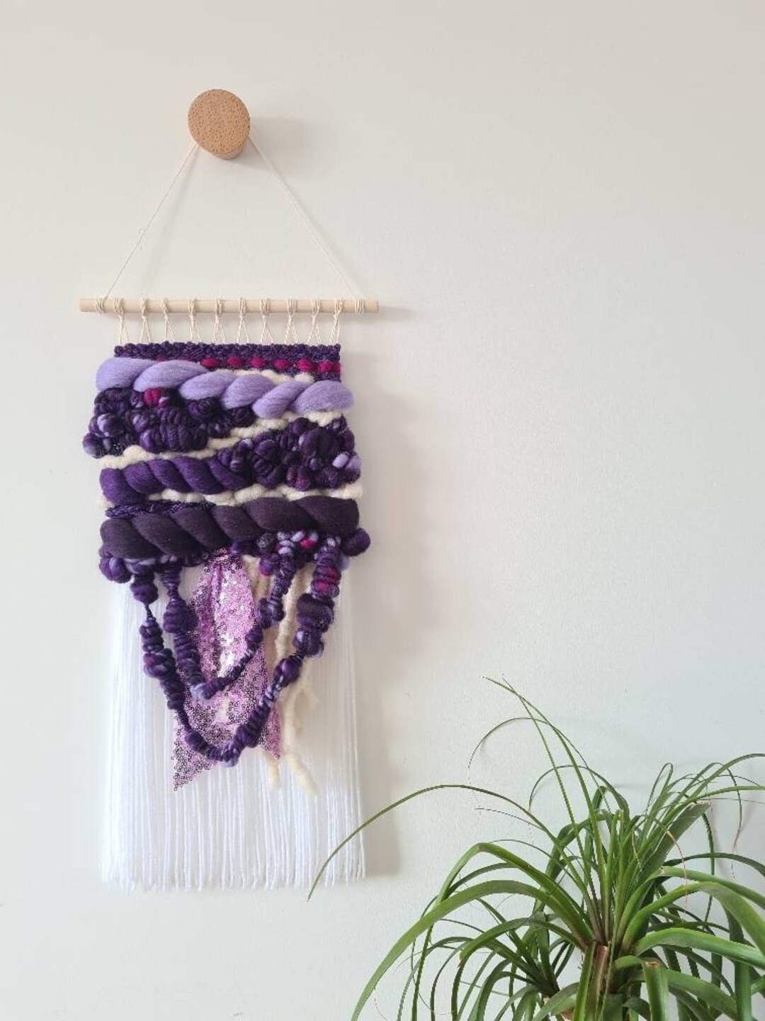 Woven Wall Hanging Weaving Weave Wall Hanging Woven - Etsy