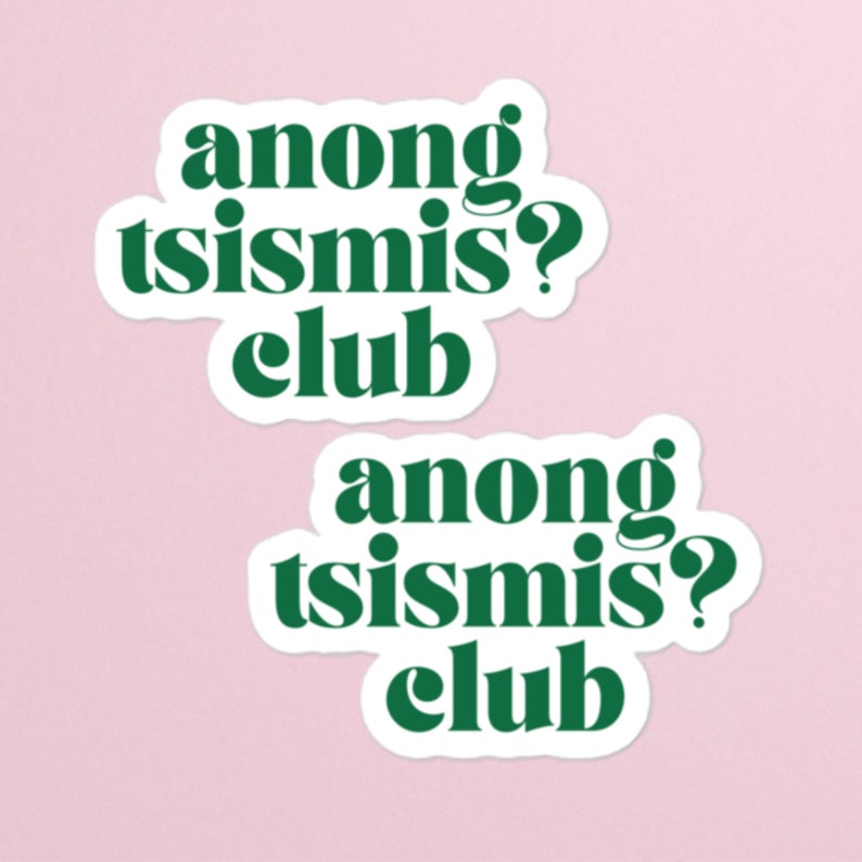 Filipino Stickers Ube Ay Nako Iyakin Kape Chismosa Funny Tagalog ...