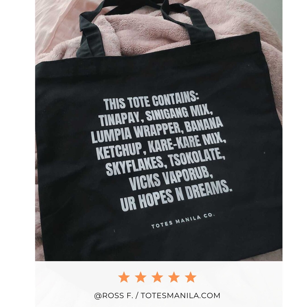 Filipino Food This Tote Contains: Tinapay Sinigang Mix - Etsy