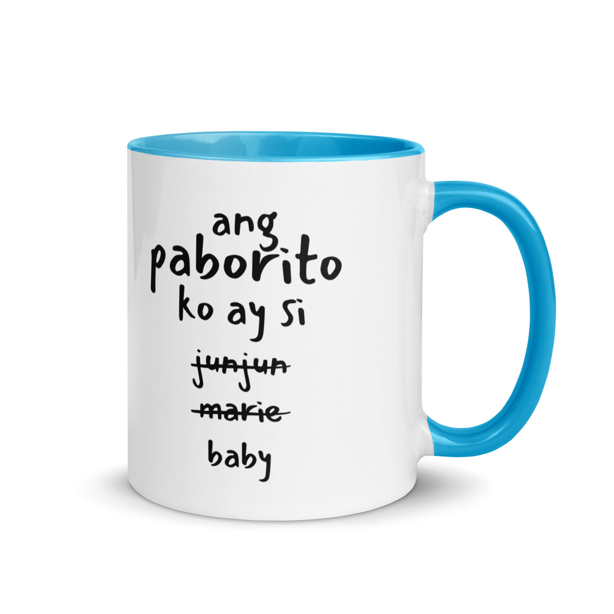 Custom Funny Paboritong Anak Filipino Mug Gift for Filipino Mom Dad ...