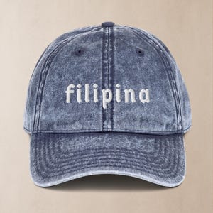 Embroidered Filipina Cap - Proud Pinay Merch Filipino Hat Philippines ...