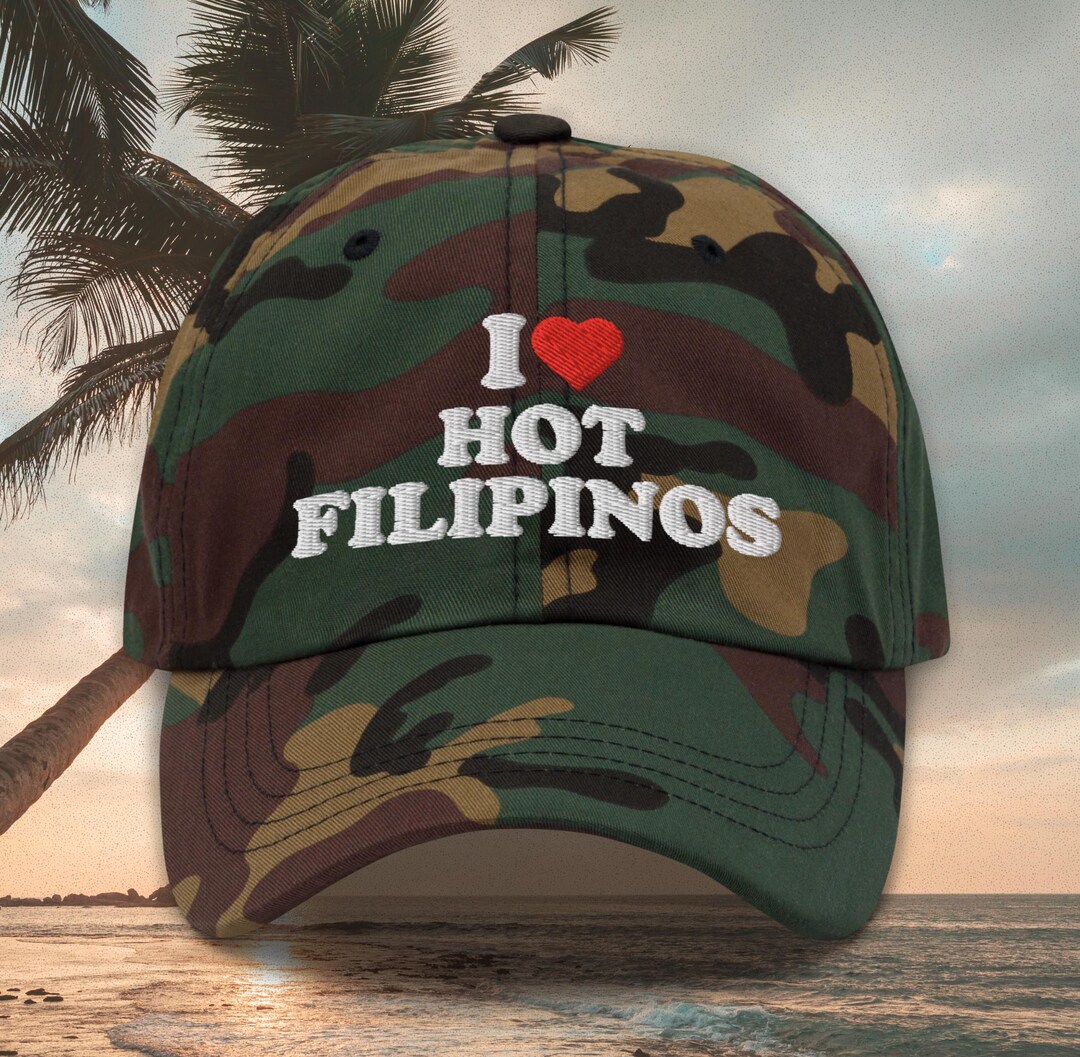 Philippines Love Hot Filipinos Embroidered Cap, Personalized Filipino ...