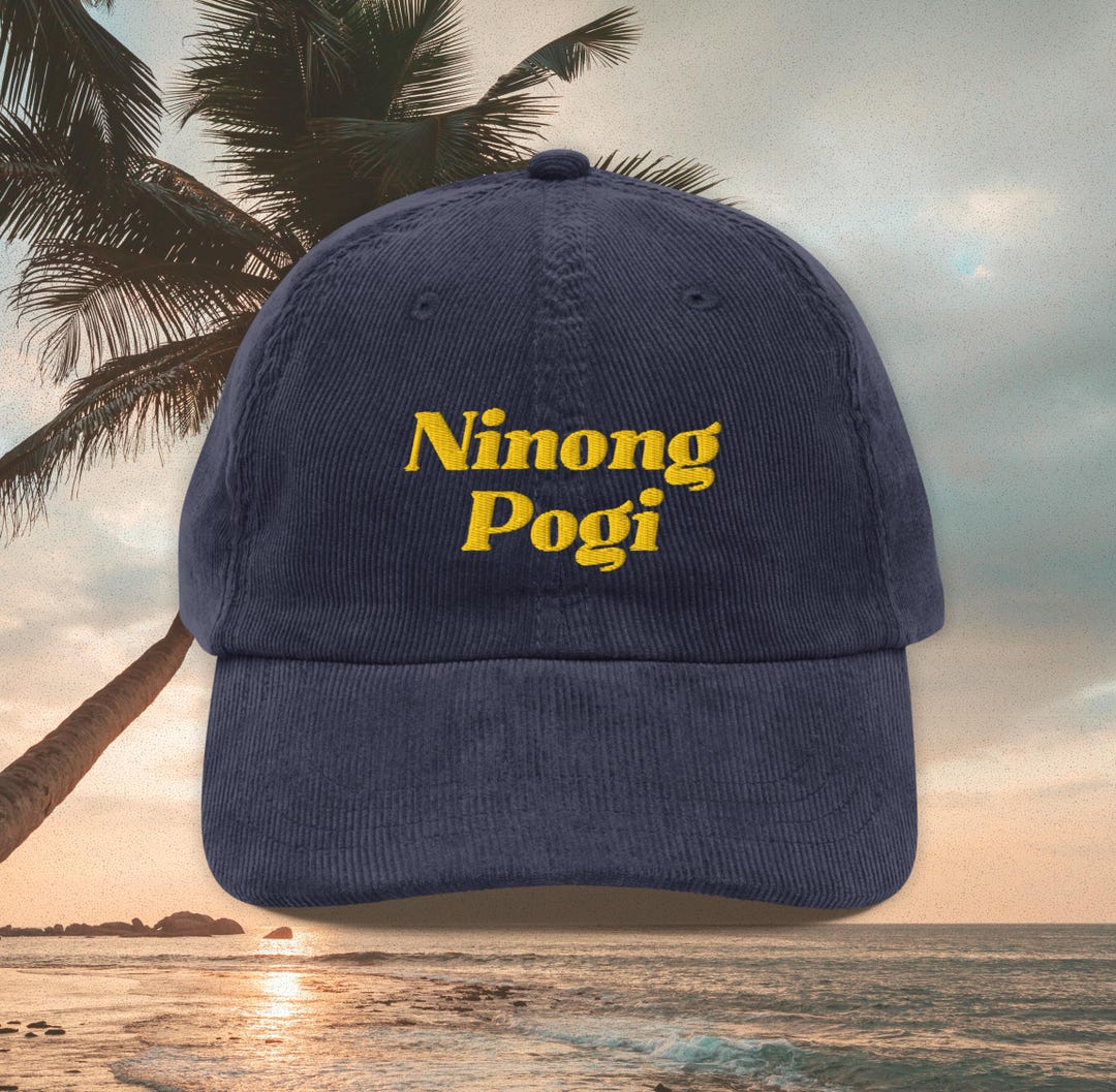 Philippines Ninong Pogi Embroidered Cap, Filipino Godfather Gift, Proud ...