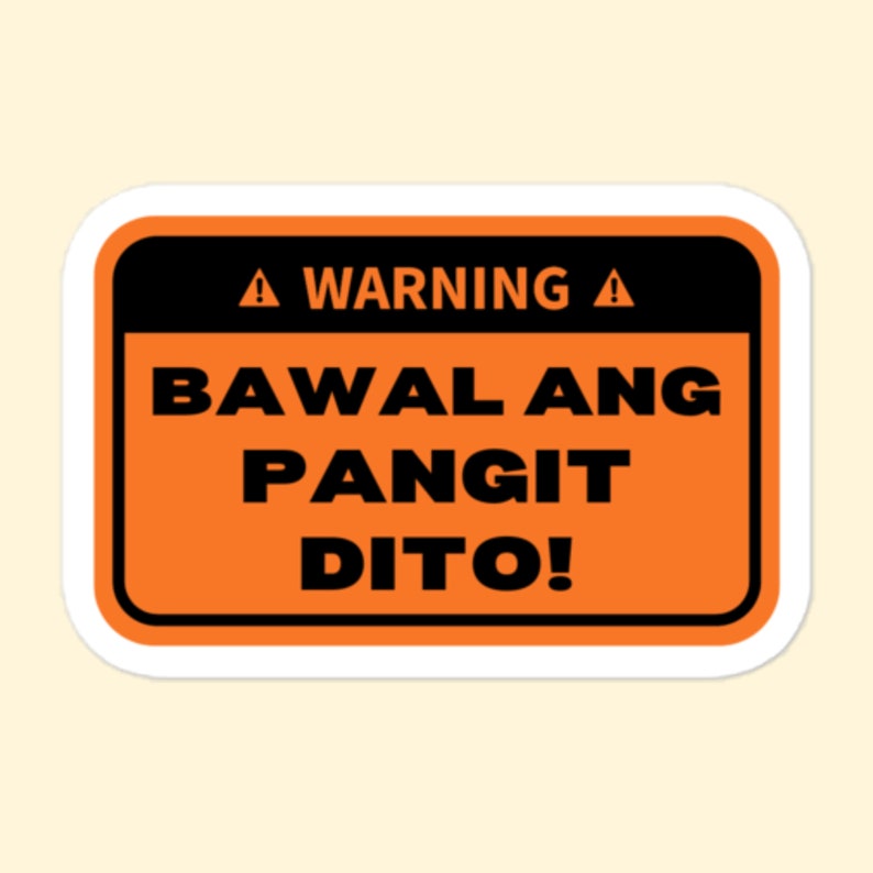 Filipino Stickers Pardon My Pakingshet Funny Tagalog Sticker - Etsy