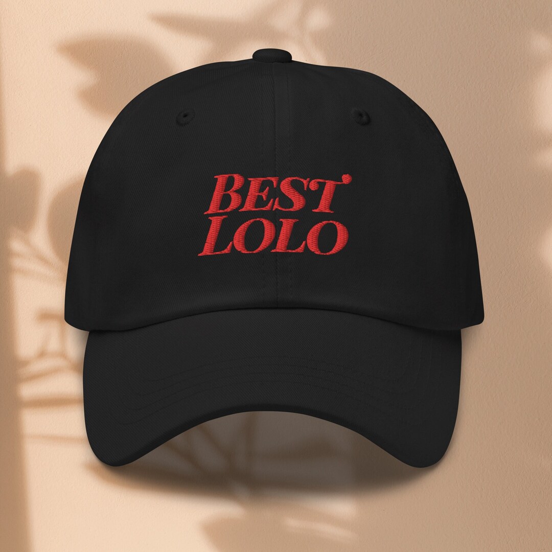 Best Lolo Embroidered Dad Cap, Father's Day Gift Filipino Grandfather ...