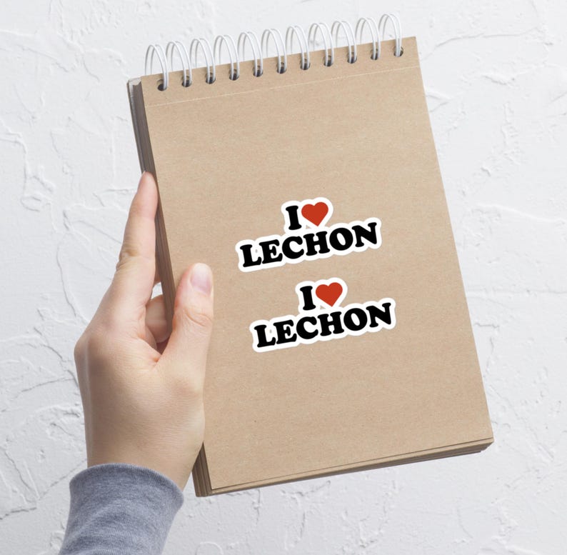 Love Lechon Filipino Sticker - Tagalog Laptop Car Decal Proud Pinoy ...