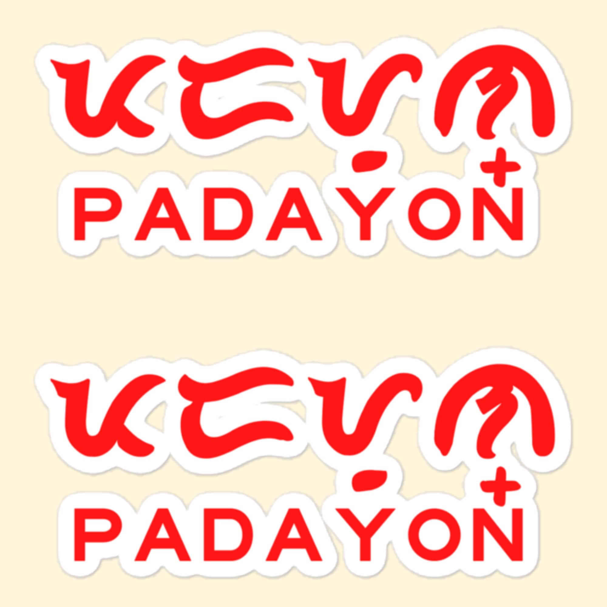 Filipino Stickers Baybayin Print Malaya Padayon Tagalog Sticker ...