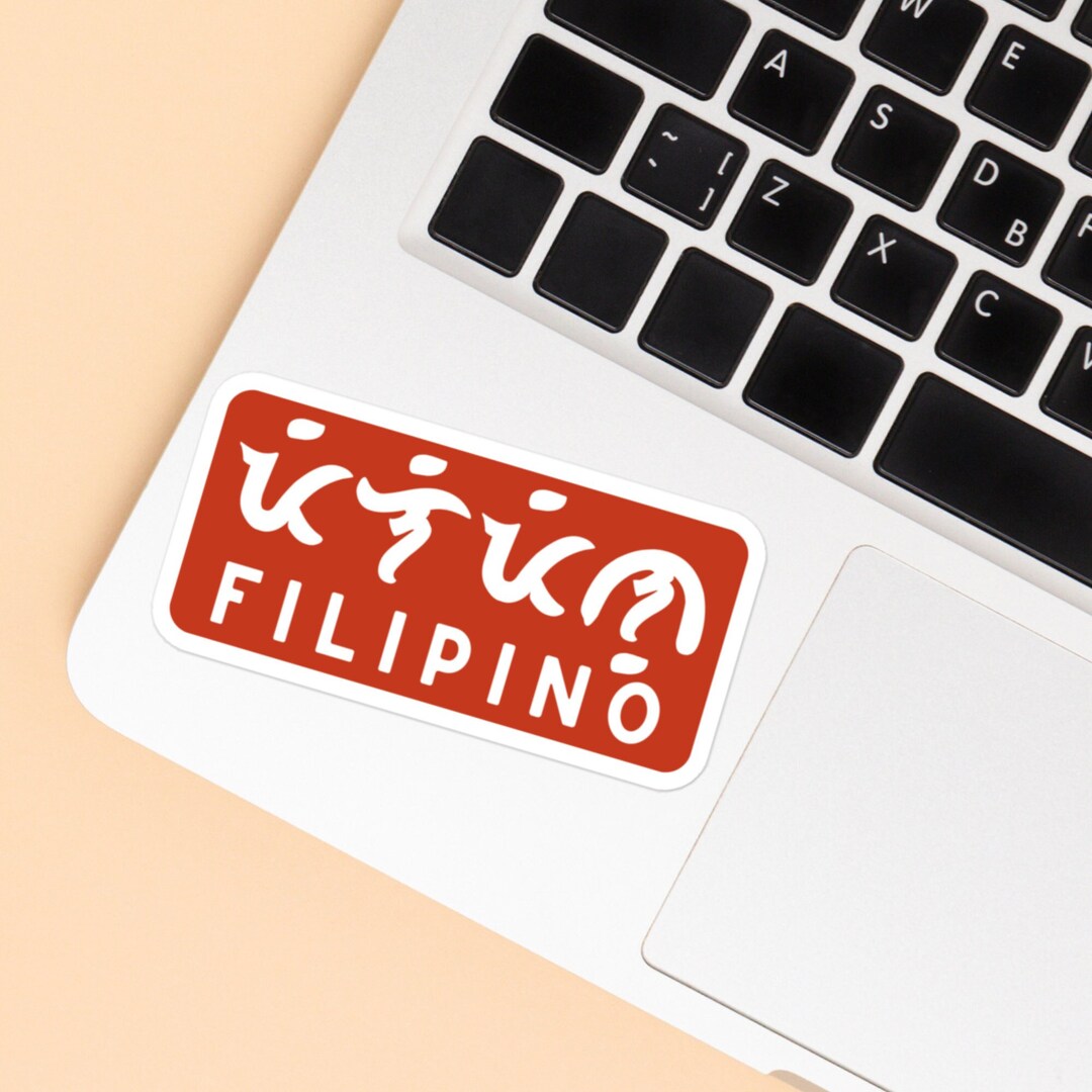 Filipino Baybayin Print Malaya Padayon Lakbay Tagalog Sticker, AAPI ...