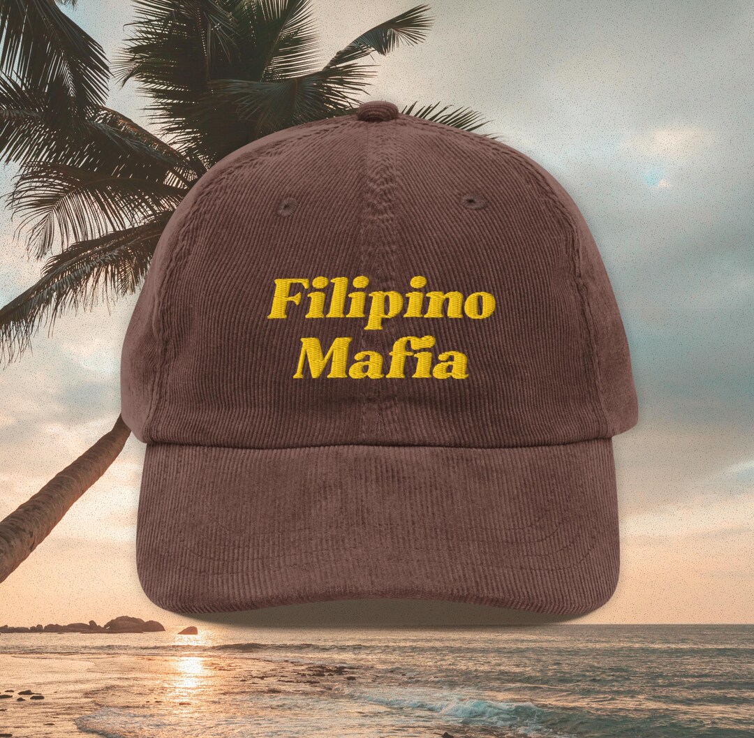 Philippines Filipino Mafia Embroidered Cap, Personalized Filipino Gifts ...