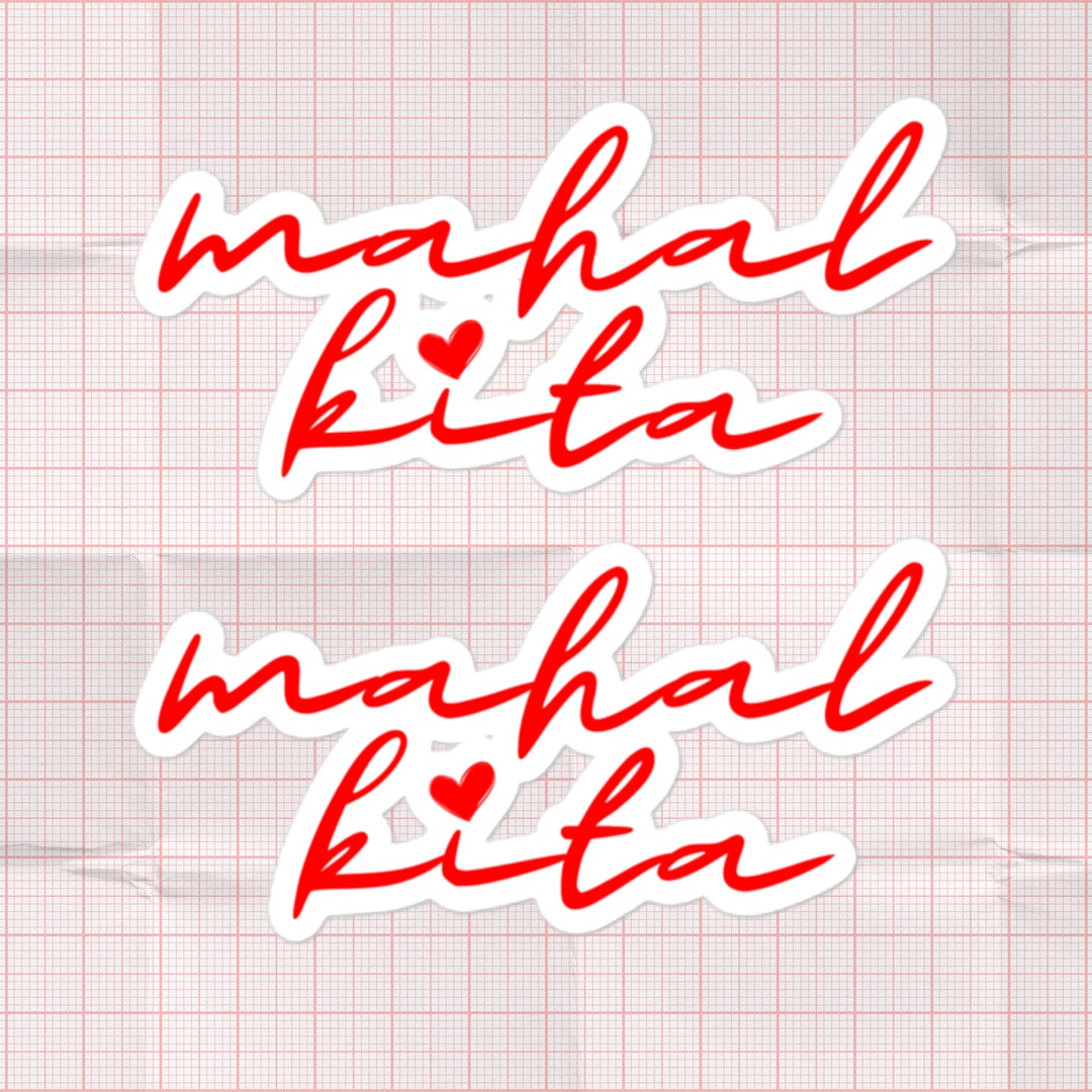 Filipino Stickers Mahal Kita Love You Cute Tagalog Sticker, Funny Pinoy ...